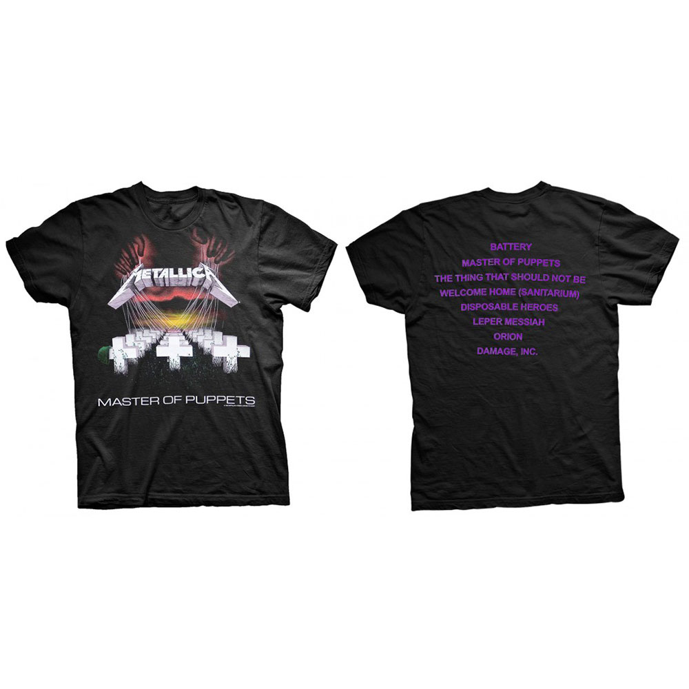 Metallica Majica: Master of Puppets (Back Print)