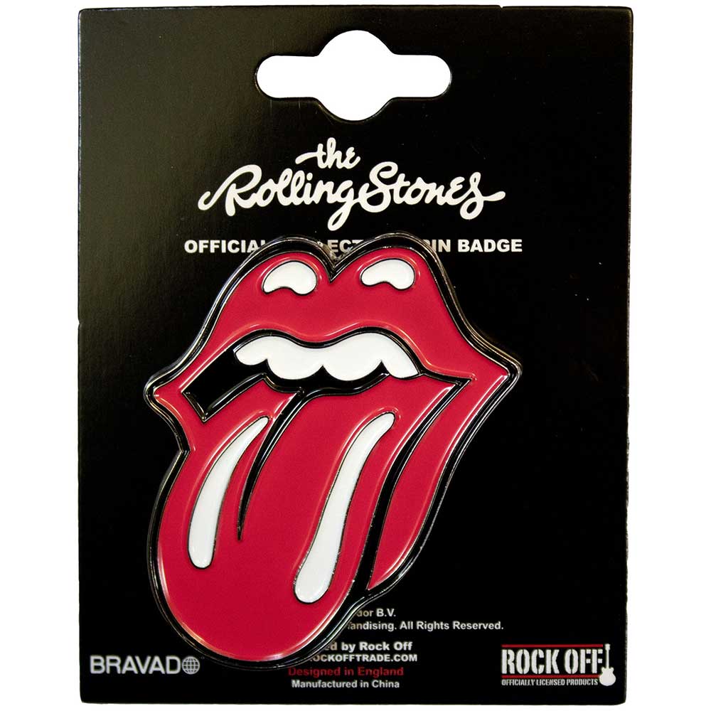 The Rolling Stones Pin Badge: Classic Tongue Large