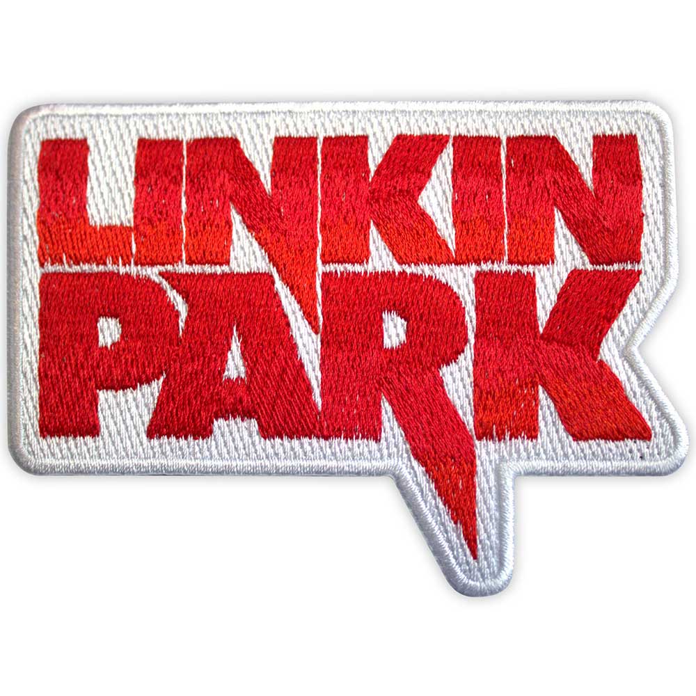 Linkin Park Woven Patch: Red Logo (Standard)