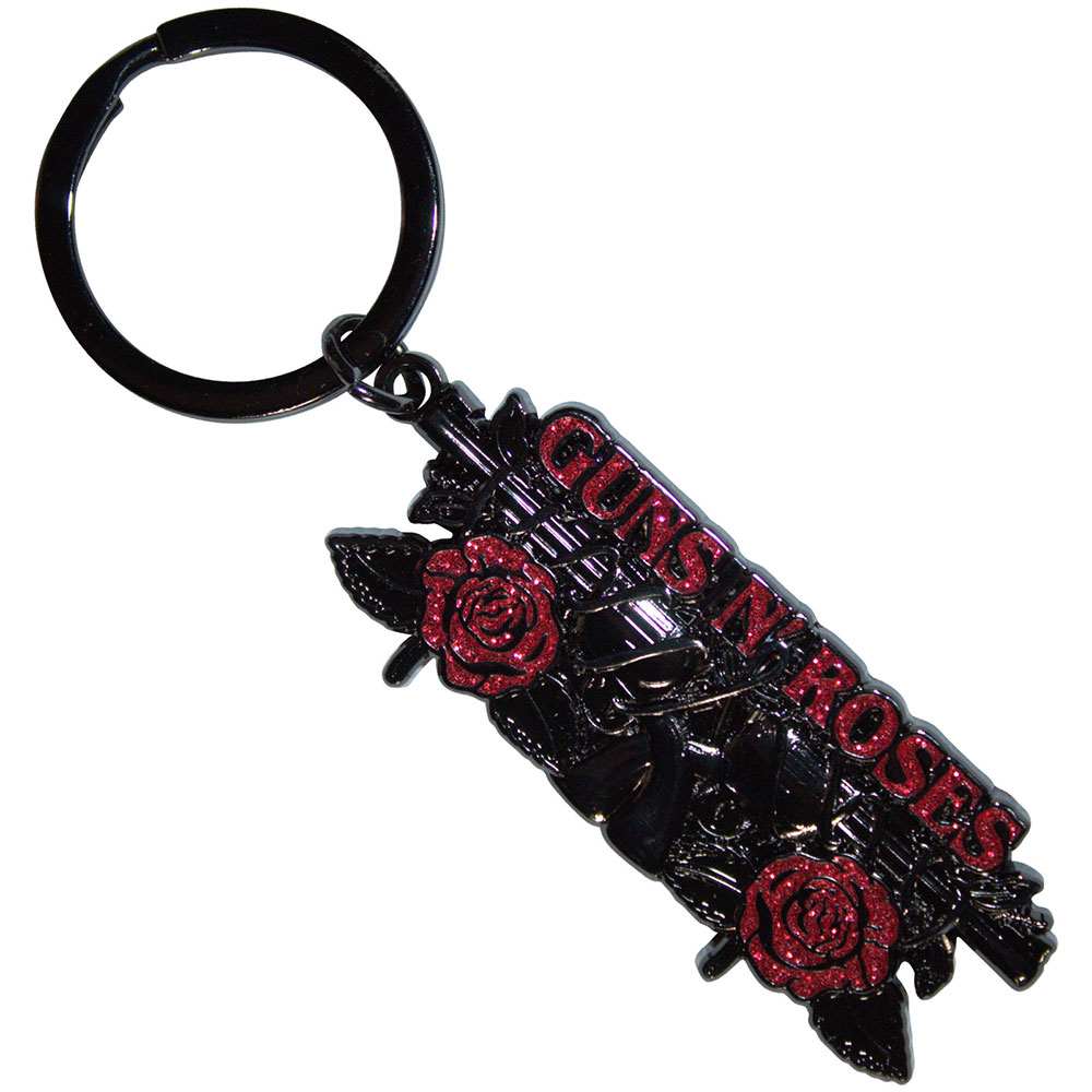 Guns N' Roses Keychain: Vintage Pistols